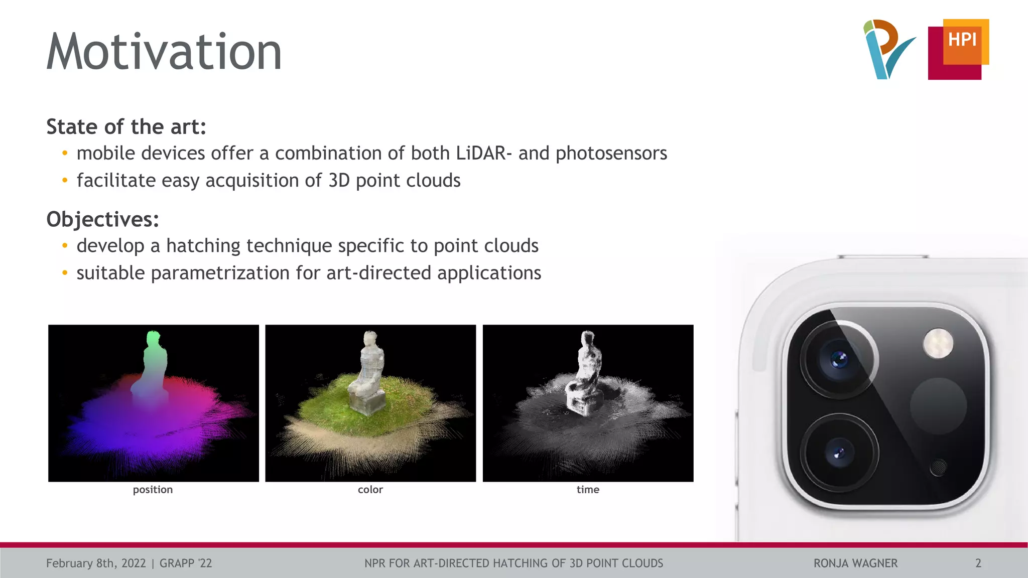 A Non-Photorealistic Rendering Techniquefor Art-directed Hatching of 3D Point Clouds | PPT ...