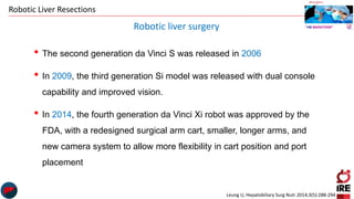 State of the art of robotic surgery in the liver | PPTX