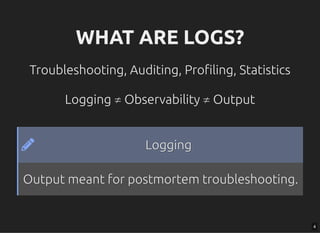 Pycon SE 2022 LT - Python Logging Best Practises | PDF | Internet ...