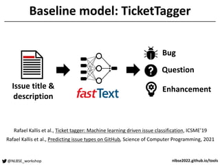 NLBSE’22: Tool Competition | PPT