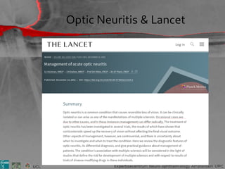 Optic Neuritis: diagnosis and classification 2022 | PDF