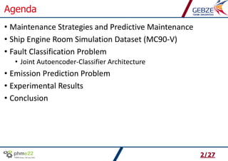 Joint Autoencoder-Classifier Model for Malfunction Identification and ...
