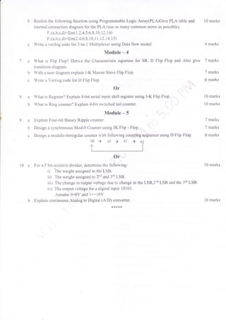 3rd Semester Computer Science and Engineering (ACU - 2022) Question ...