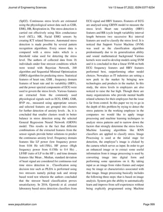 e use deep hybrid neural networks like CNN with SVM classifiers, where CNN | PDF