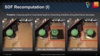Interactive Editing of Signed Distance Fields | PPT