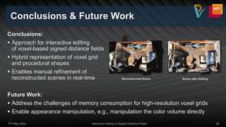 Interactive Editing of Signed Distance Fields | PPT
