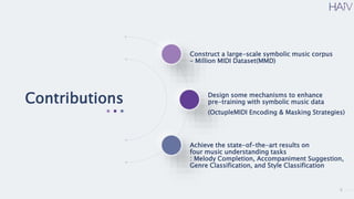 MusicBERT: Symbolic Music Understanding with Large-Scale Pre-Training ...
