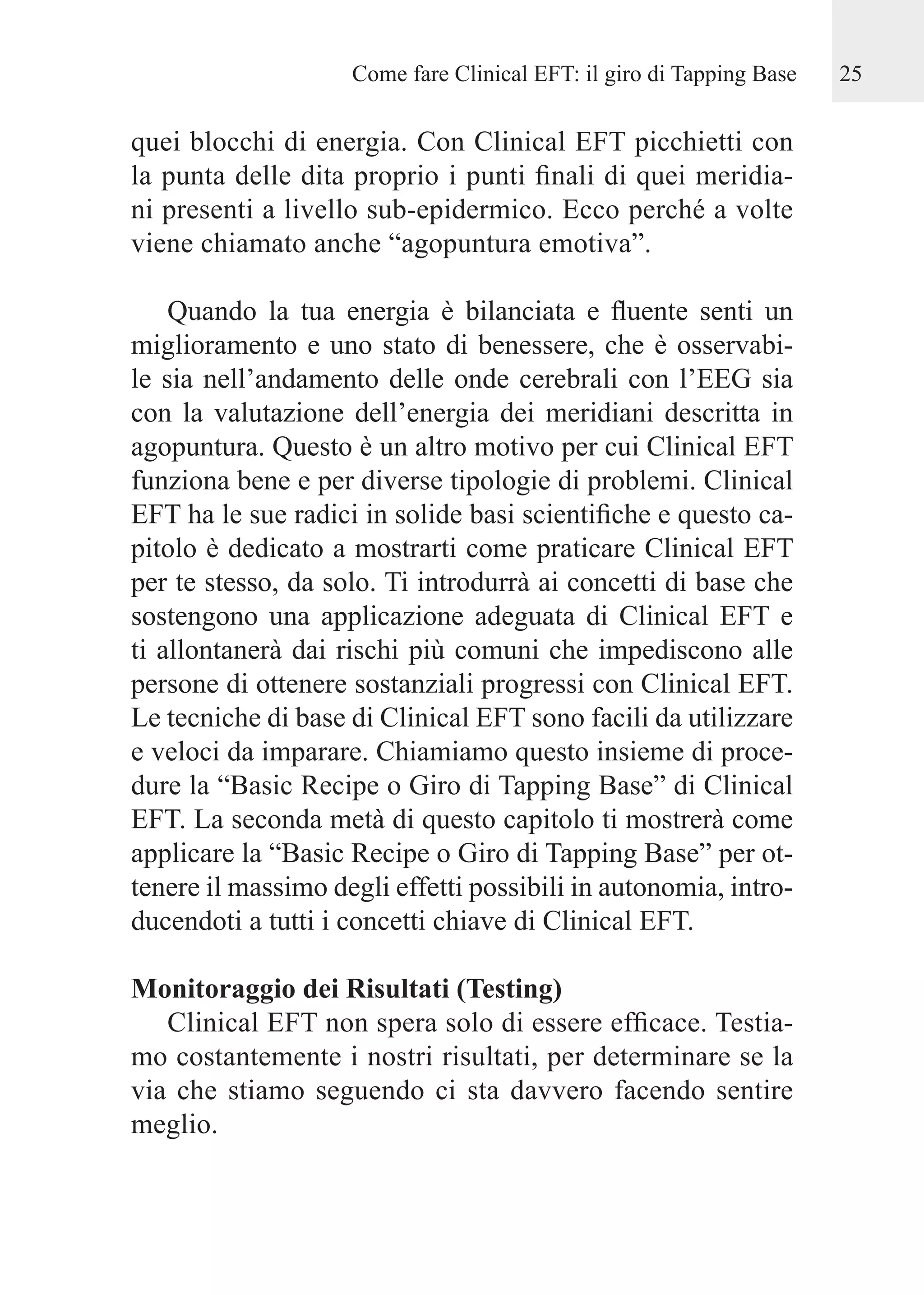 Clinical EFT Mini Manuale - II Edizione | PDF