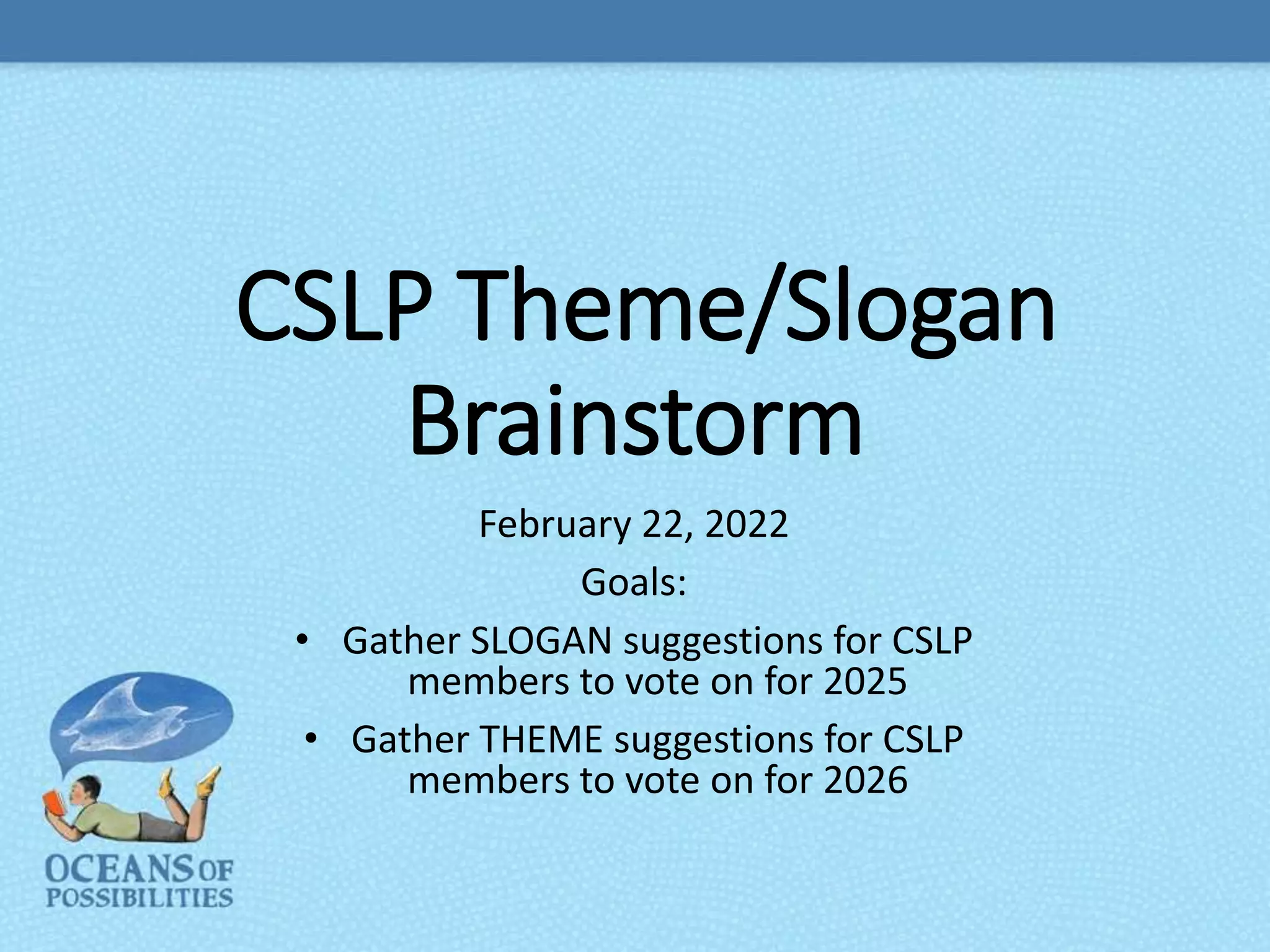 20220222 cslp slogan theme brainstorm webinar | PPT | Free Download