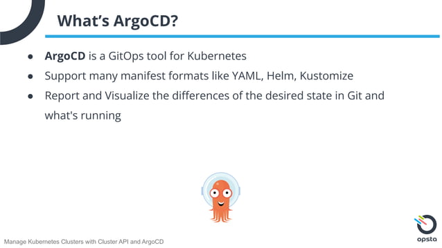 Manage Kubernetes Clusters With Cluster Api And Argocd Ppt