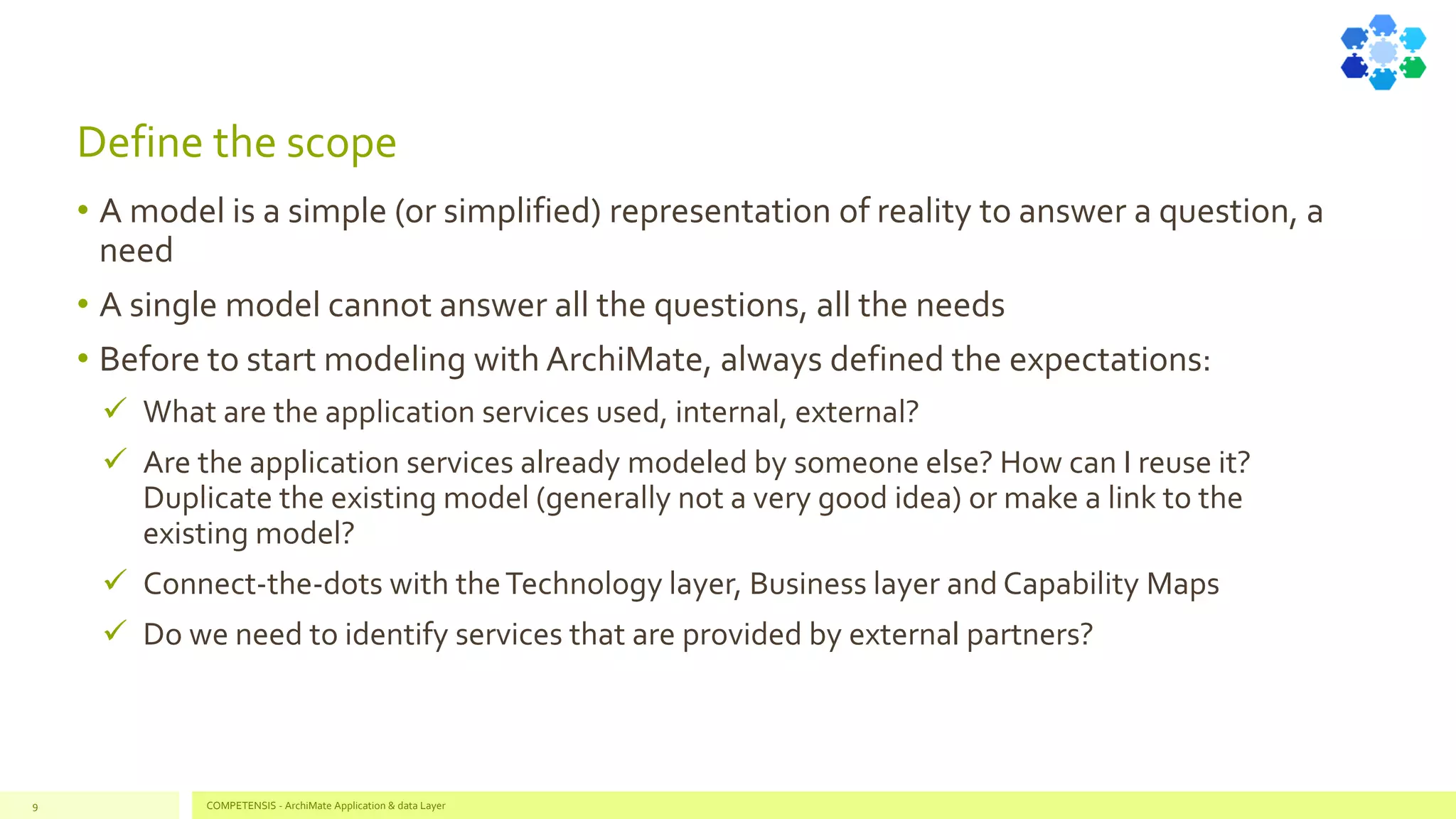 ArchiMate application and data architecture layer - Simplify the models ...