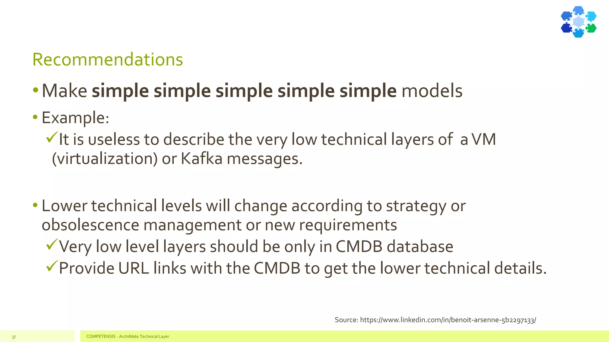 ArchiMate technology layer - Simplify the models | PDF