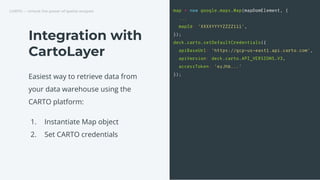 Developing Spatial Applications with Google Maps and CARTO | PDF