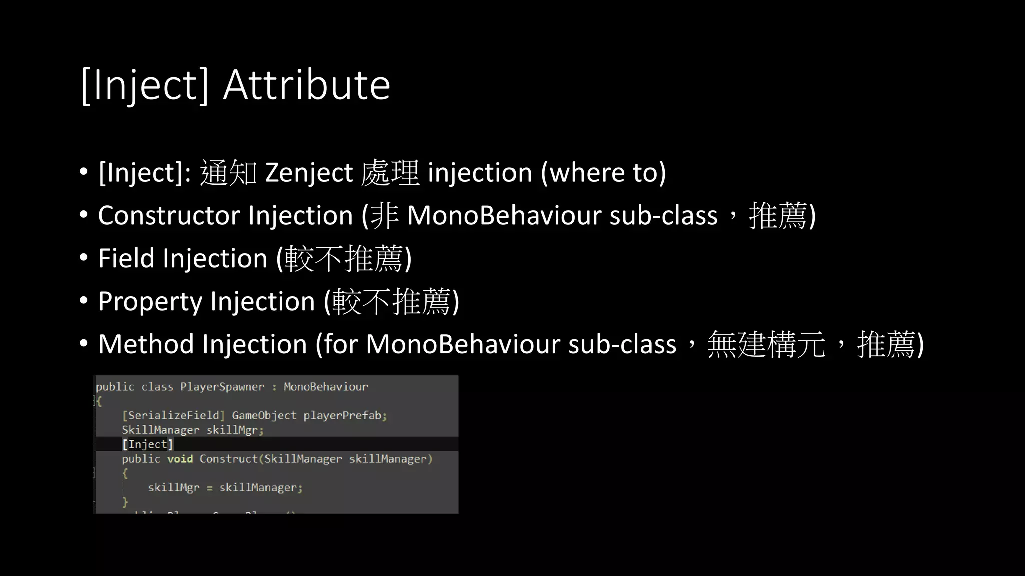 zenject extenject-intro | PPTX | Programming Languages | Computing