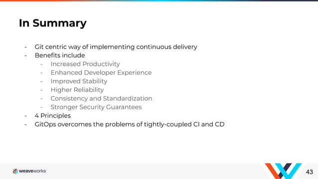 Intro To Kubernetes And Gitops Workshop Ppt