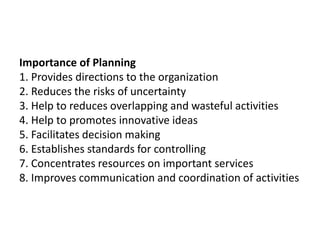 planning administration | PPTX