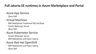 Jakarta EE und Microprofile sind bei Azure zu Hause | PPT