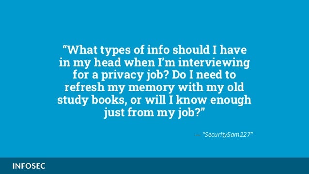 A public discussion about privacy careers: Training, certification and ...