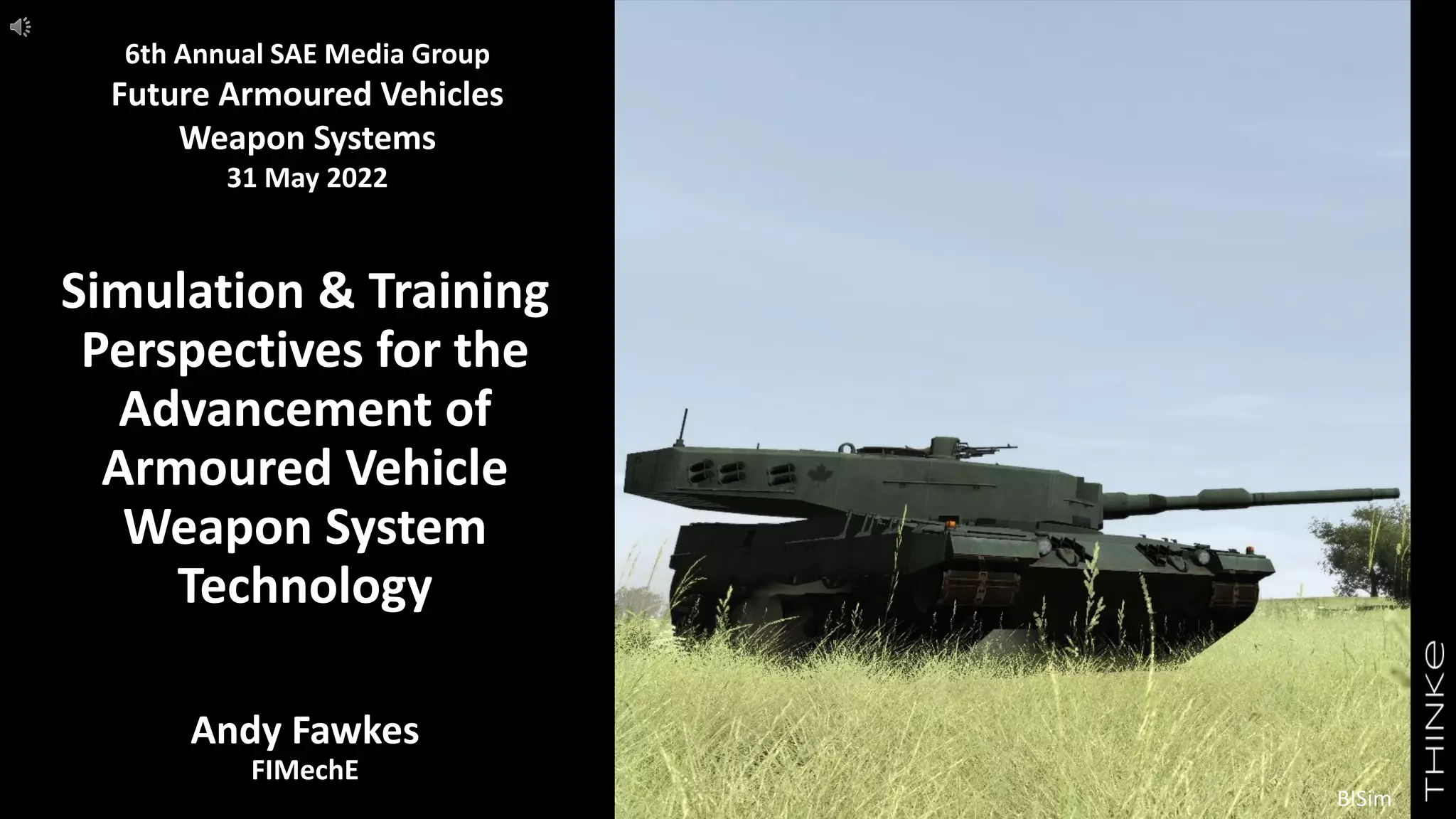 Simulation & Training Perspectives for the Advancement of Armoured ...