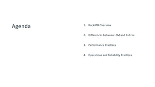 RocksDB Performance and Reliability Practices | PDF