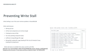 RocksDB Performance and Reliability Practices | PDF | Databases | Computer Software and Applications