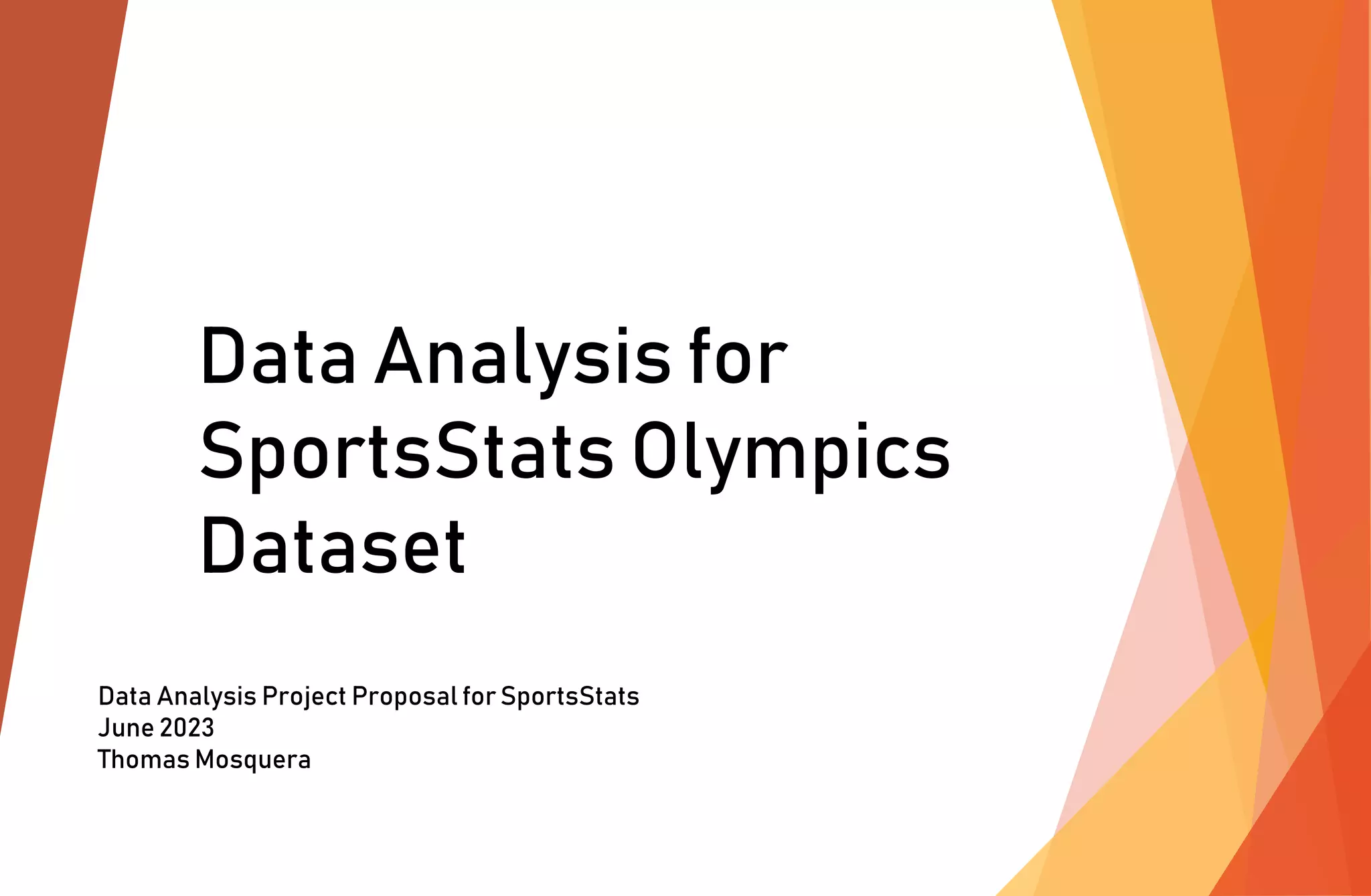 SportsStats Olympics Dataset Analysis | PPTX