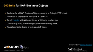 Discover SAP BusinessObjects BI 4.3 SP03 | PDF