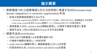 【DL輪読会】HRDA: Context-Aware High-Resolution Domain-Adaptive Semantic Segmentation(ECCV2022) | PDF ...