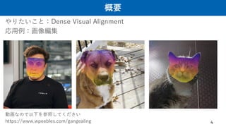 【DL輪読会】GAN-Supervised Dense Visual Alignment (CVPR 2022) | PDF