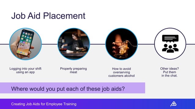 Creating Job Aids for Employee Training | PPTX | Resume Writing and ...