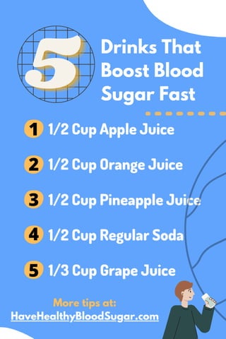 5 Drinks That Boost Blood Sugar Fast | PDF