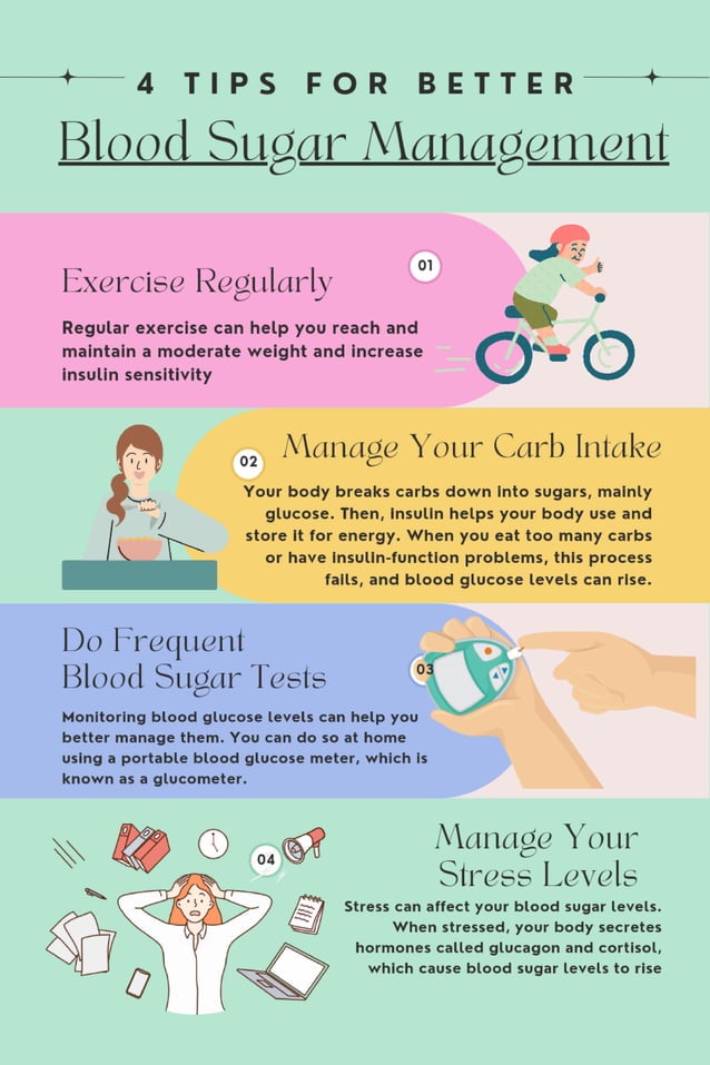 4 Tips For Better Blood Sugar Management | PDF