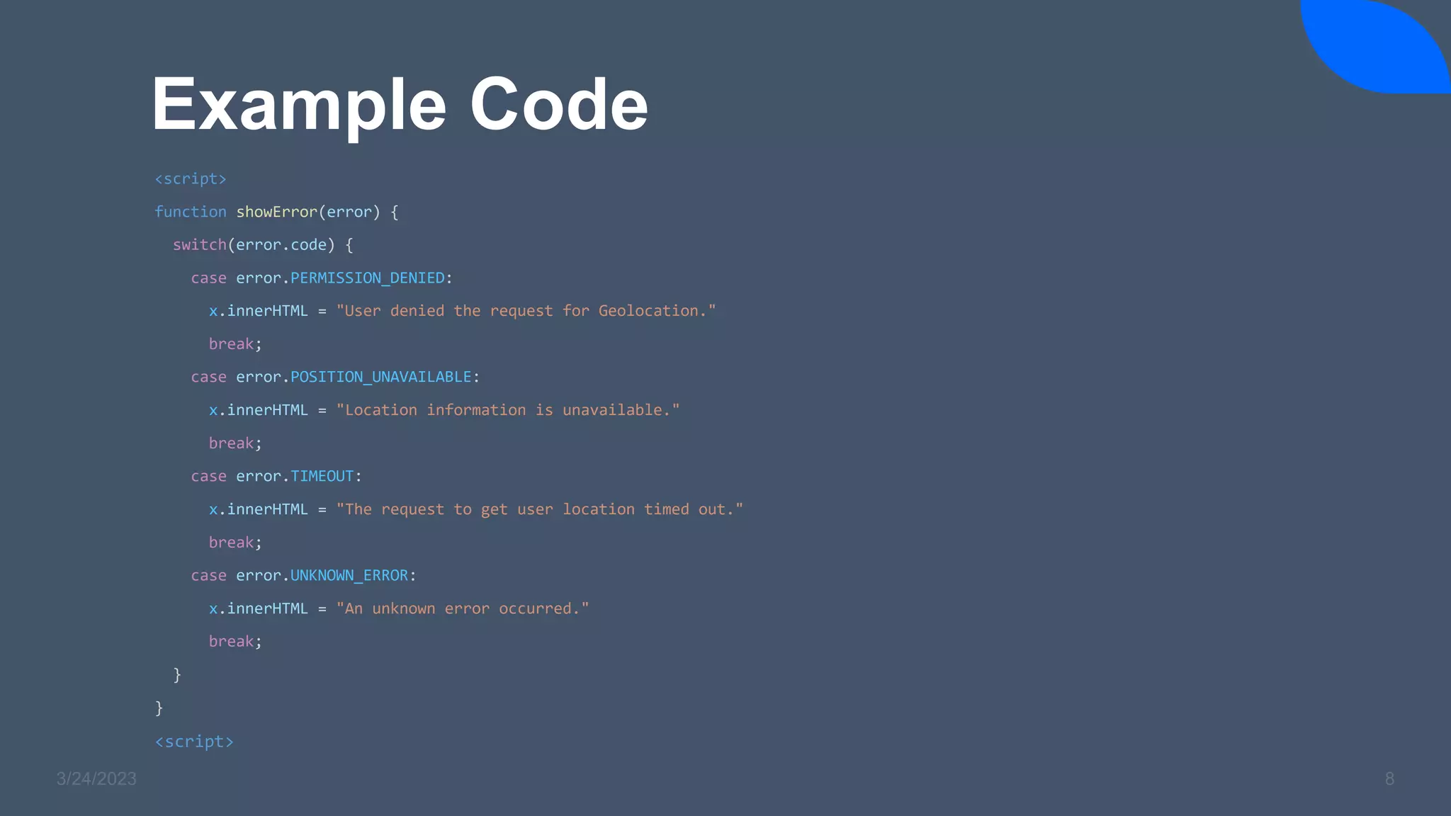 20220816-GeolocationAPI-AdvancedWebDevelopment.pptx