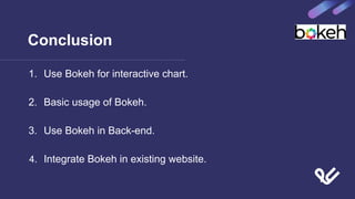 Run Bokeh in back-end, draw real-time charts to front-end, and make data scientists happy (2022 ...