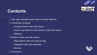 Run Bokeh in back-end, draw real-time charts to front-end, and make data scientists happy (2022 ...