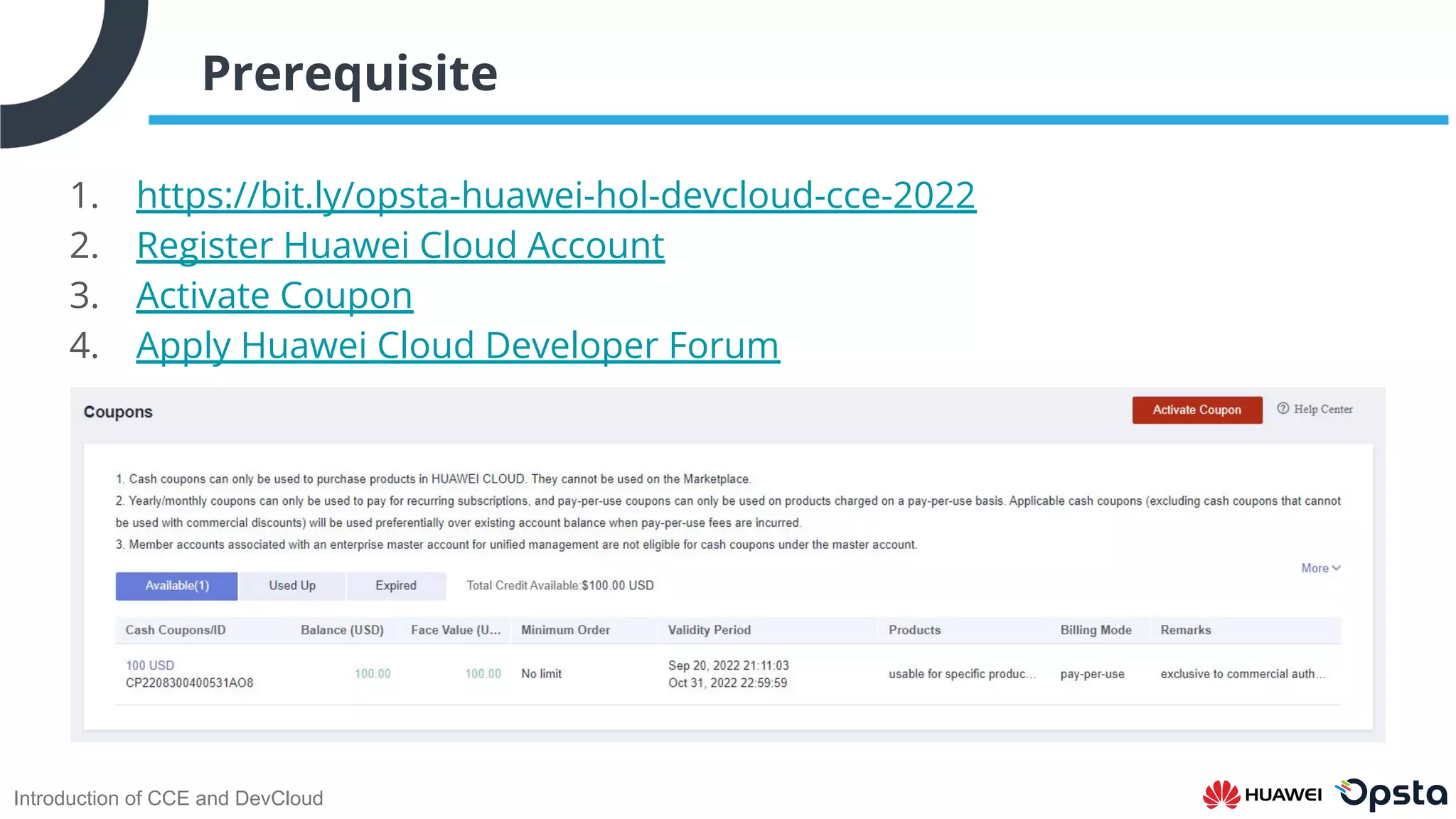 Introduction of CCE and DevCloud | PPT