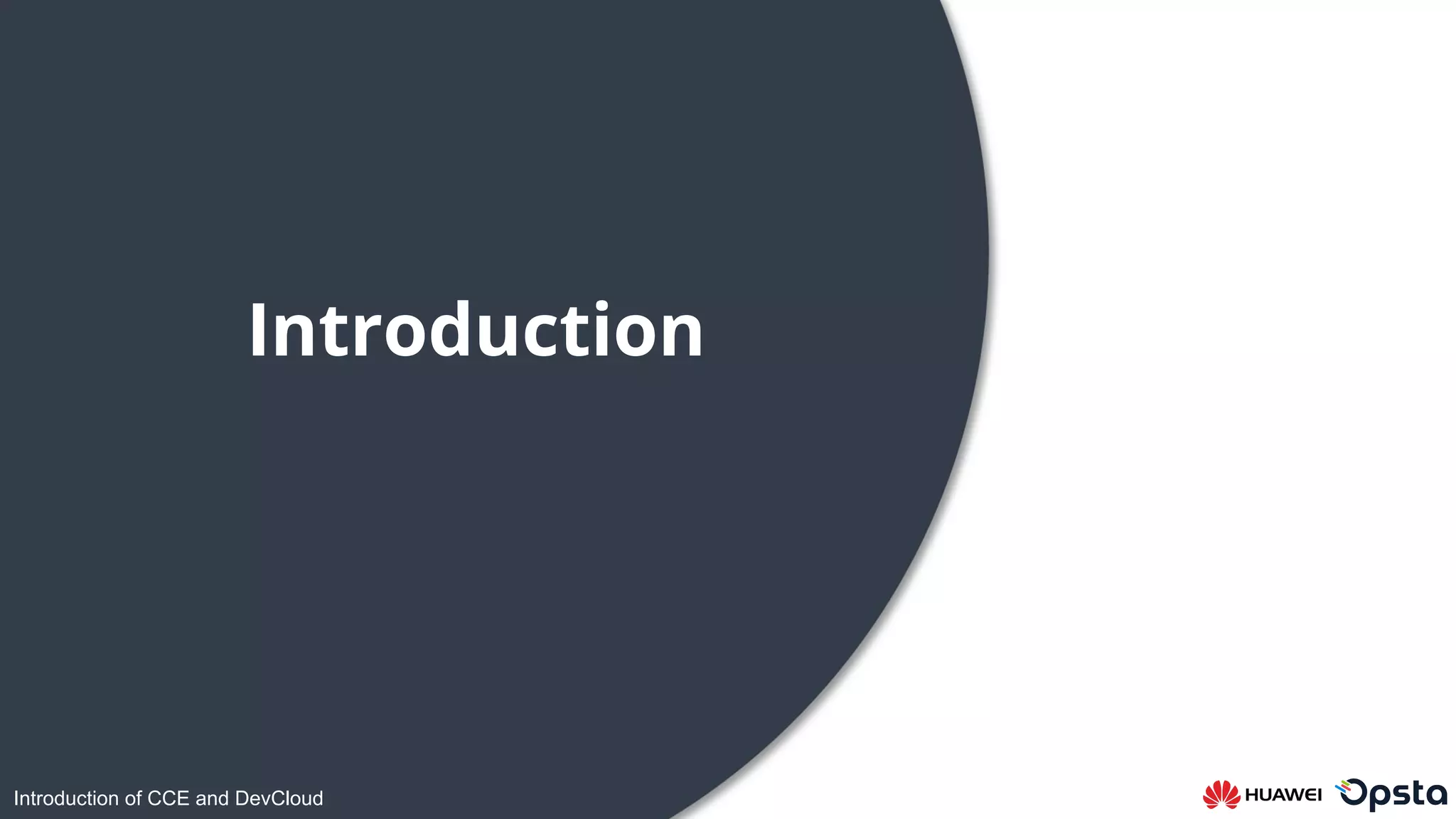 Introduction of CCE and DevCloud | PPT