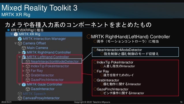 Mixed Reality Toolkit 3 - 「MRTK XR Rig」と「Bounds Control」 | PPT