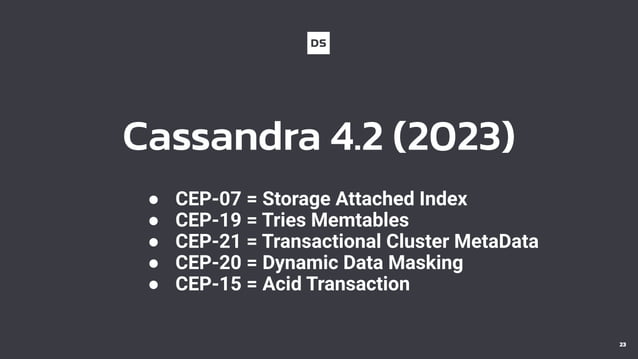 Top 10 present and future innovations in the NoSQL Cassandra ecosystem ...