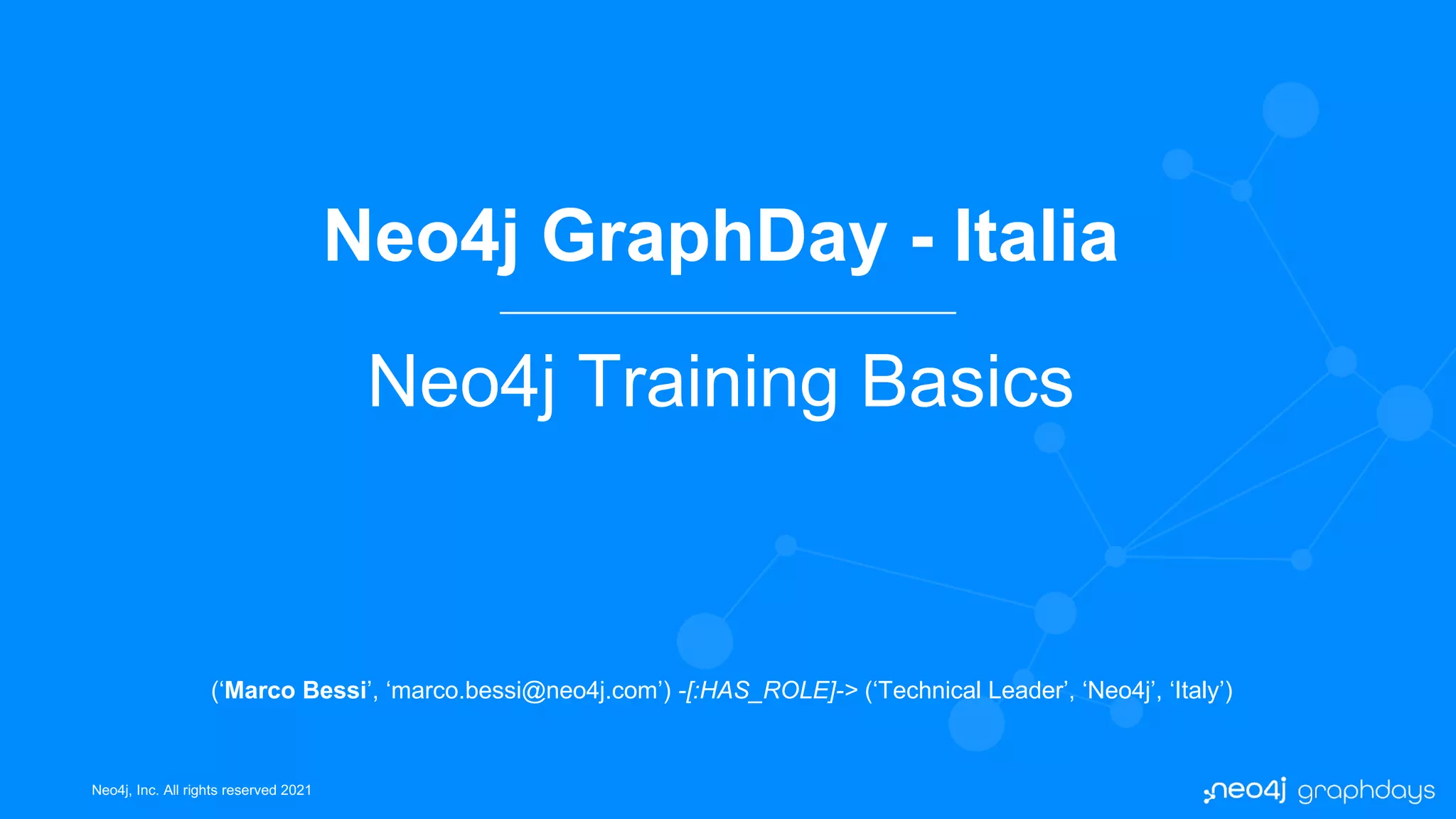 Training di Base Neo4j | PDF
