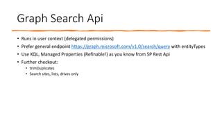 SharePoint goes Microsoft Graph | PDF