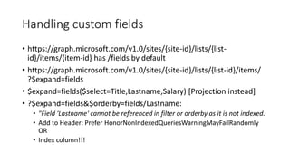 SharePoint goes Microsoft Graph | PDF