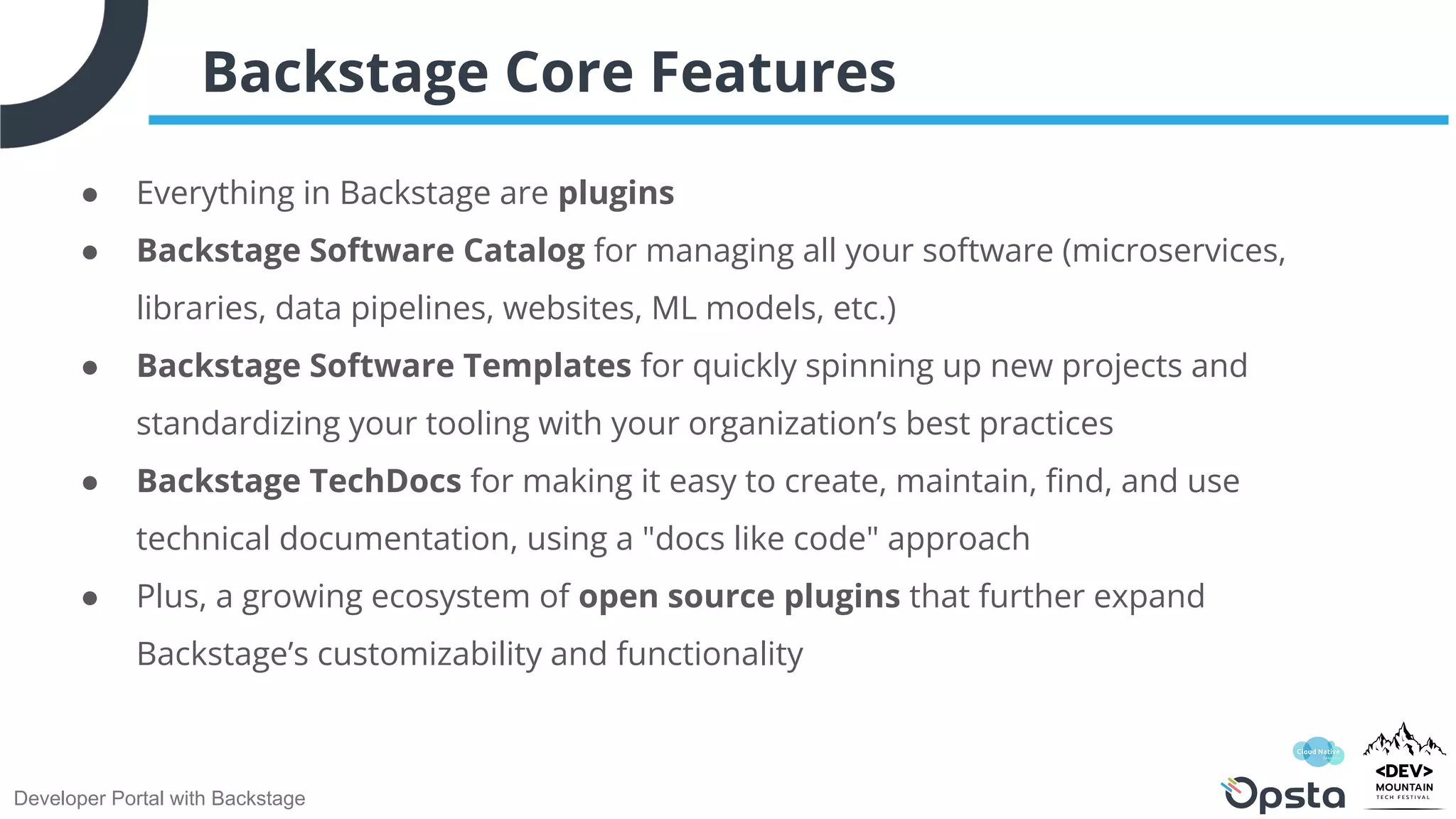 Let's build Developer Portal with Backstage | PDF
