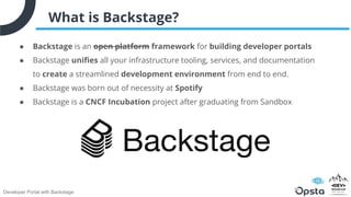 Let's build Developer Portal with Backstage | PDF
