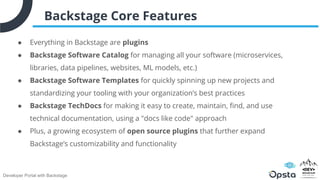 Let's build Developer Portal with Backstage | PDF