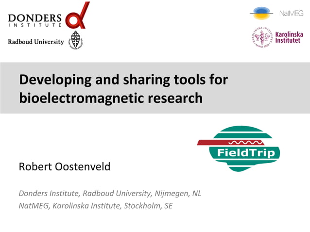 Developing and sharing tools for bioelectromagnetic research | PPT