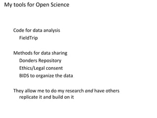 Developing and sharing tools for bioelectromagnetic research | PPT