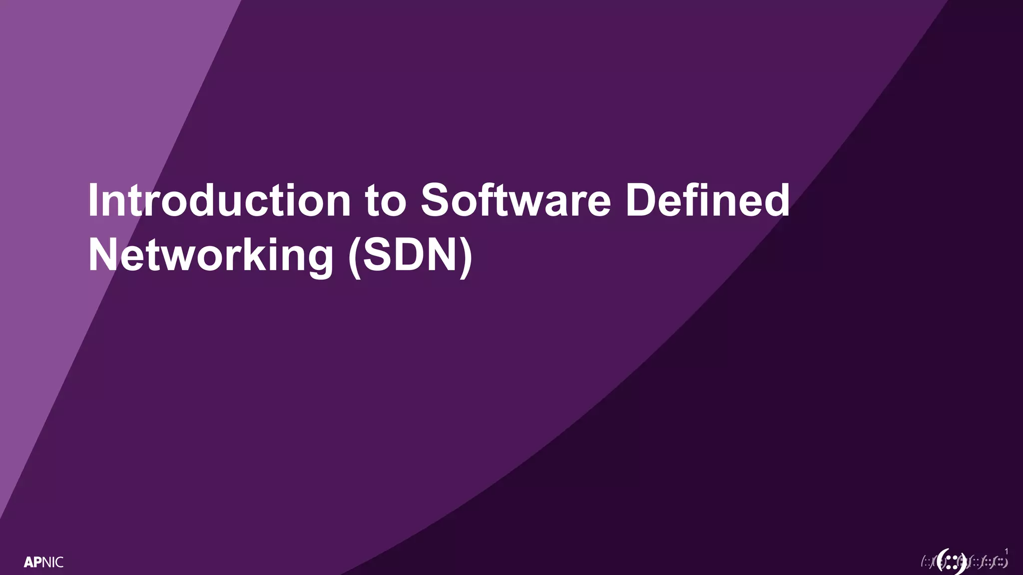 Introduction To Software Defined Networking Sdn Pptx Computer Networking Computing