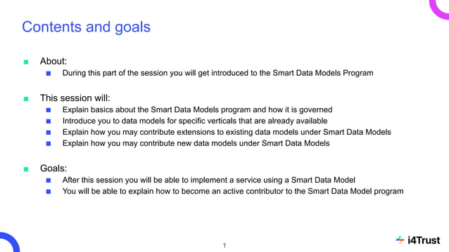 Introduction to Smart Data Models | PPT