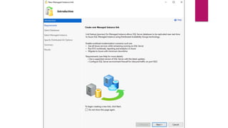 Azure SQL MI Link で移行も DR もポチッとな、の時代へ | PPT